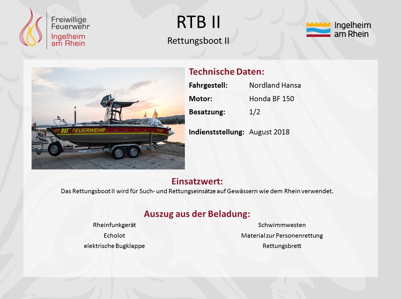 RTB II (1/77) / Freiwillige Feuerwehr Ingelheim am Rhein